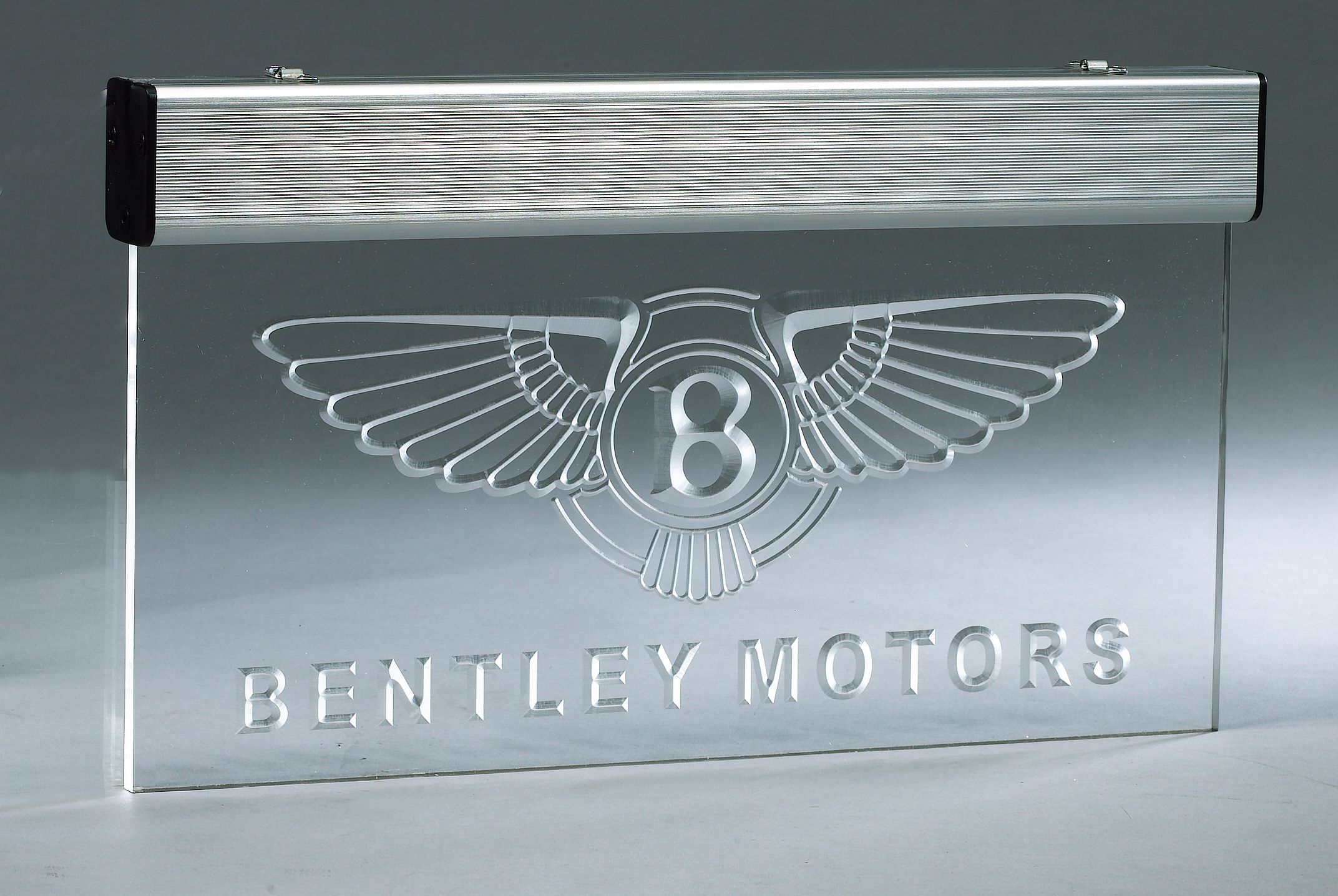 Bonhams Cars : A 'Bentley Motors' illuminating Perspex showroom display ...