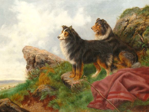 Bonhams : William Perring Hollyer (British, 1834-1922) The lookouts