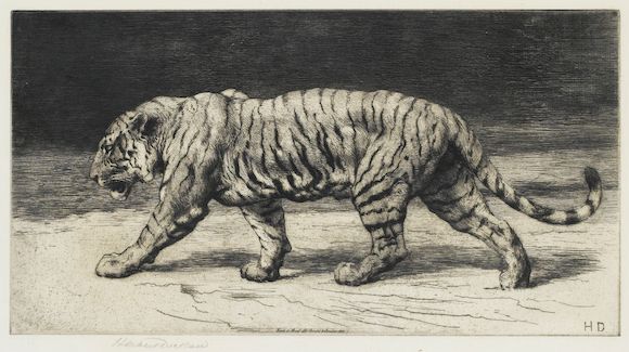 Bonhams : Herbert Thomas Dicksee, R.E. (British, 1862-1942) Tiger ...