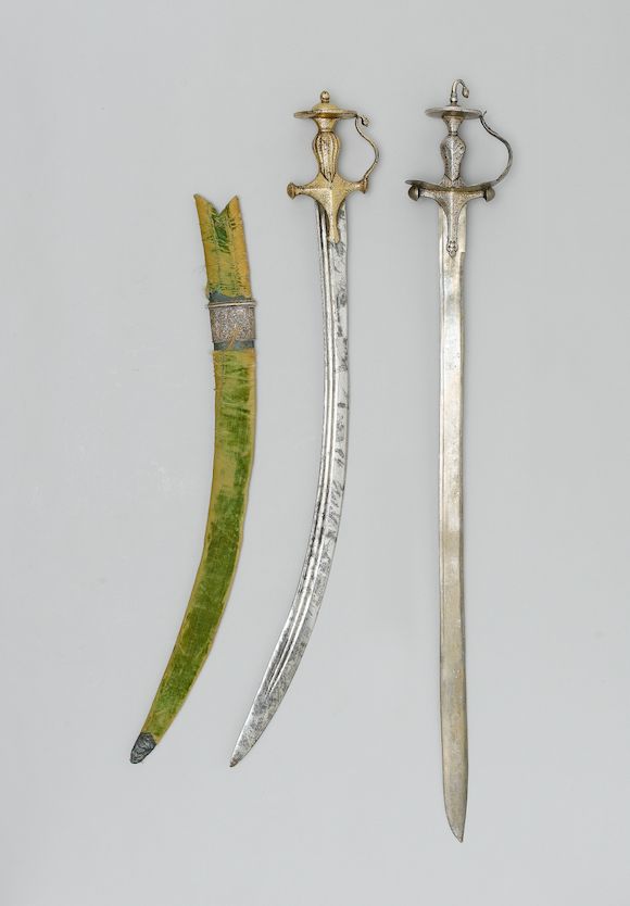 Bonhams : A Mughal all-steel Sword India, 18th Century