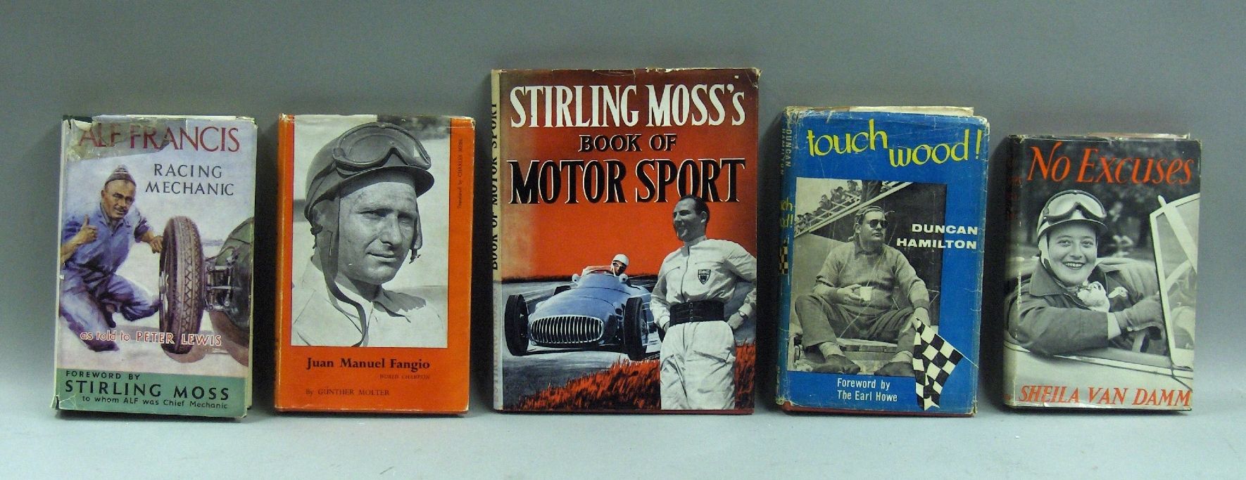 Bonhams Cars : Five books relating to 1950s motor racing personalities,
