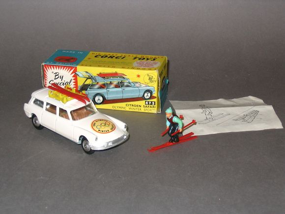 Bonhams : Corgi 475 Citroen Safari Olympic winter sports,