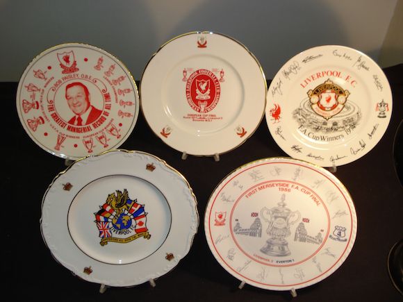 Bonhams : Liverpool Commemorative Plates