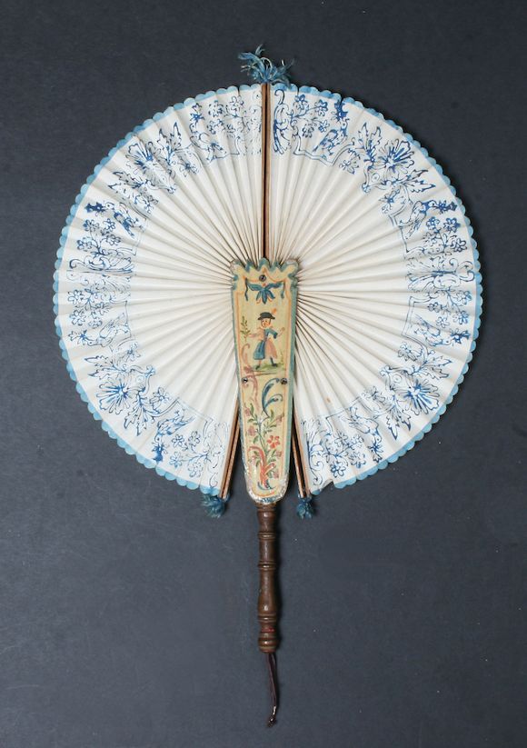Bonhams : An 18th century cockade fan