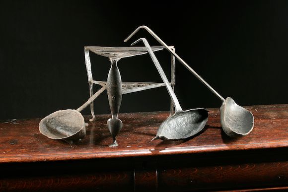 Bonhams : A small 17th Century cast iron grisset