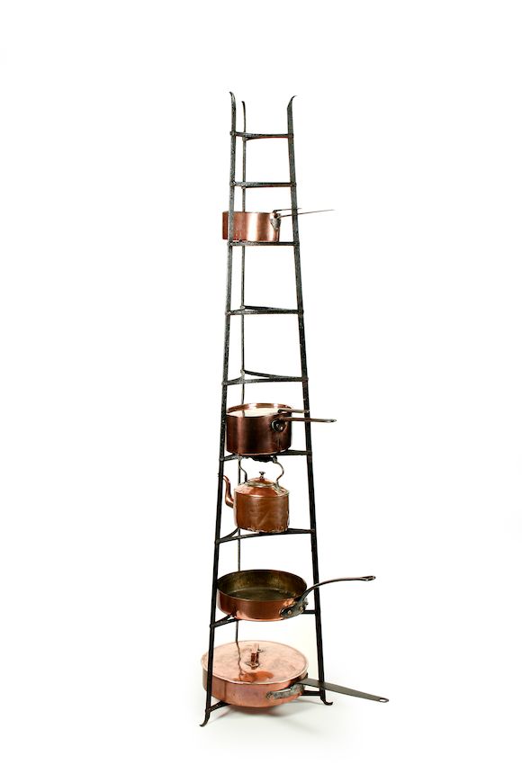 Bonhams : A good Regency iron nine-tier pan stand