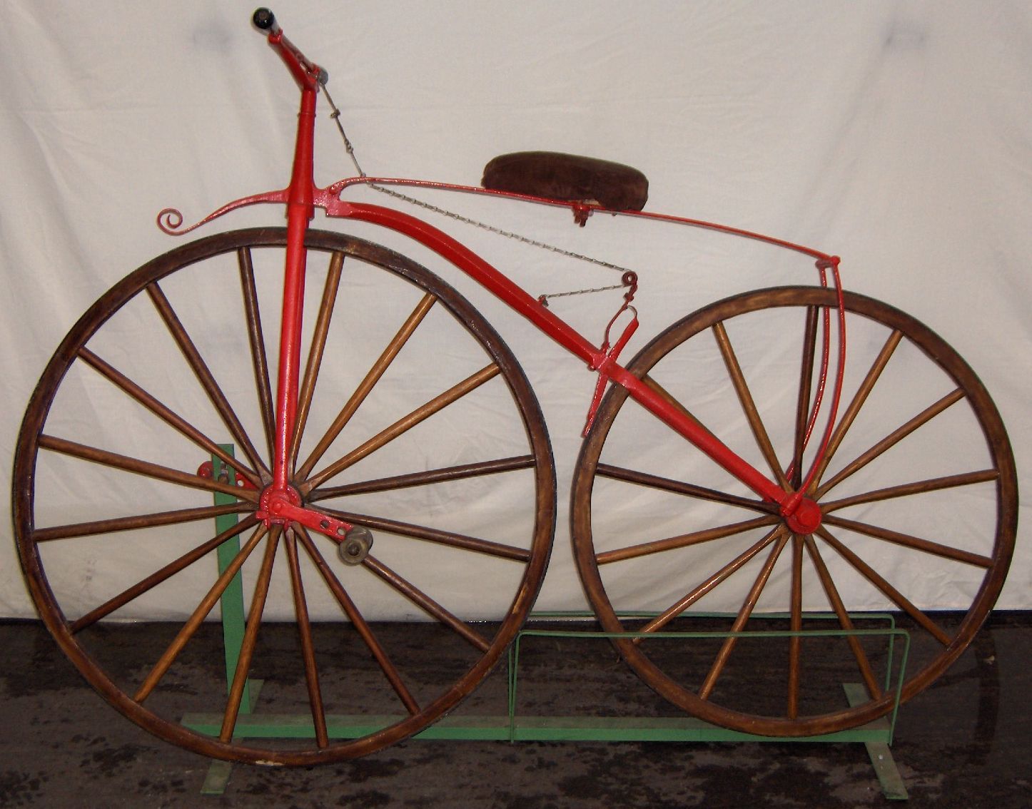 Bonhams Cars : A Michaux style velocipede bicycle