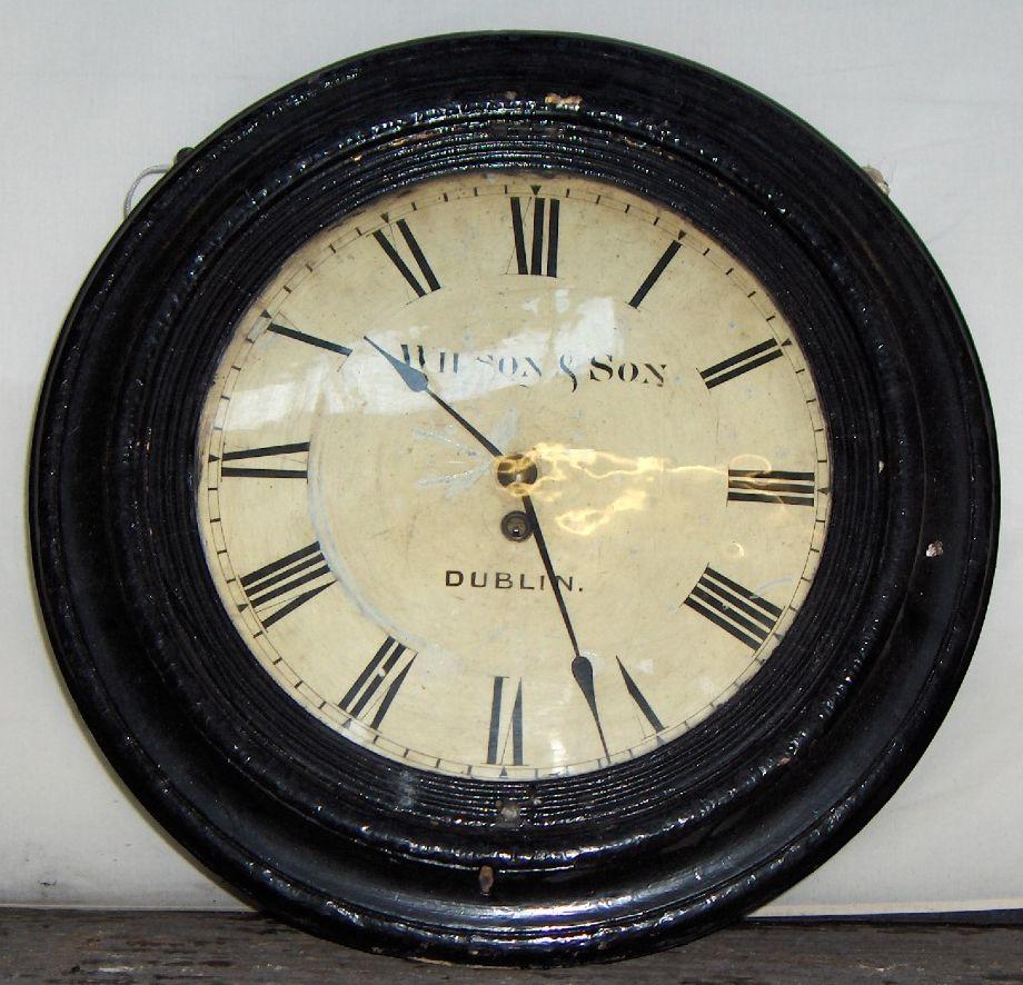 Bonhams Cars : A 19th century spring driven wall timepiece by Wilson ...