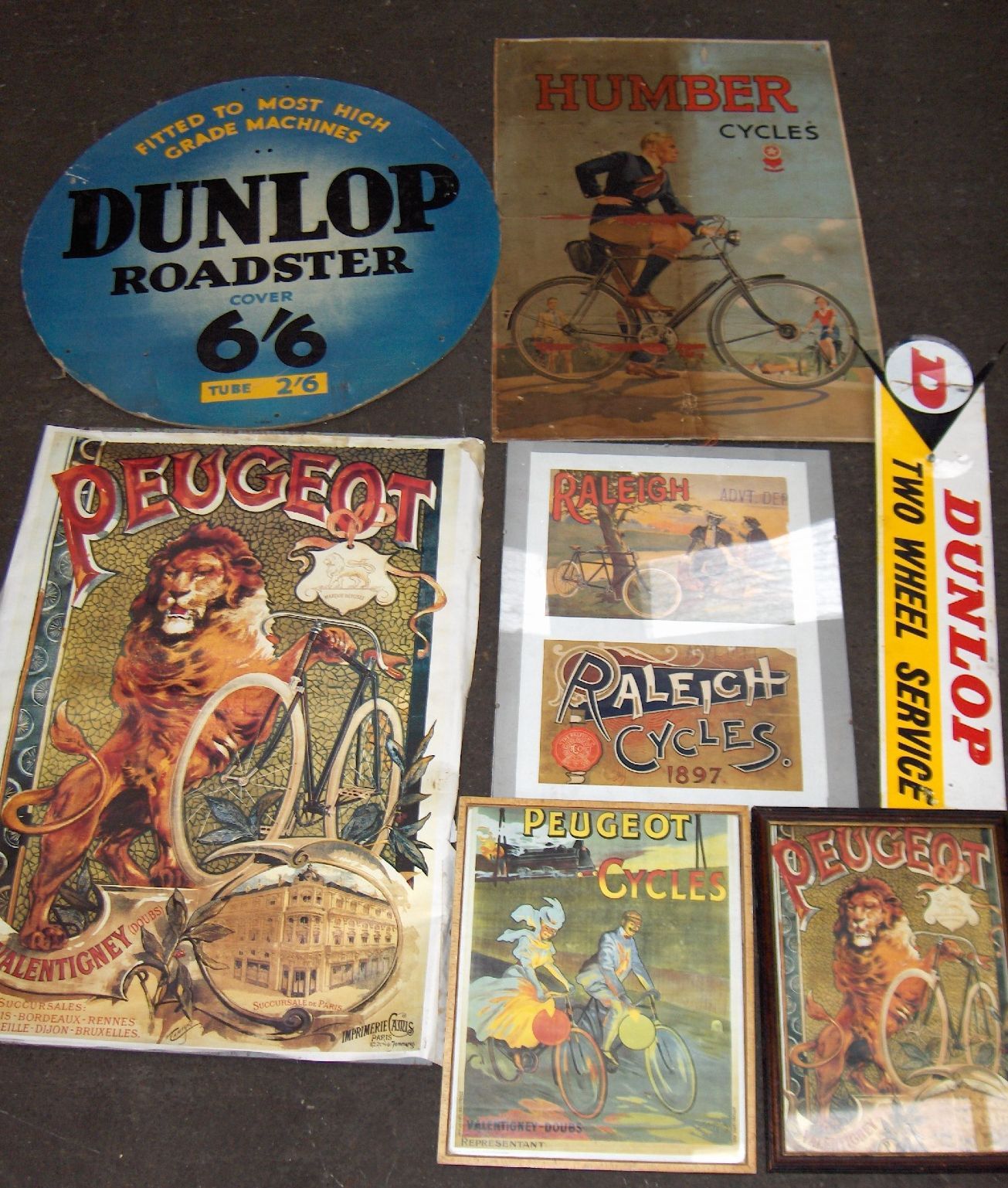 Bonhams Cars : A Humber cycles poster,