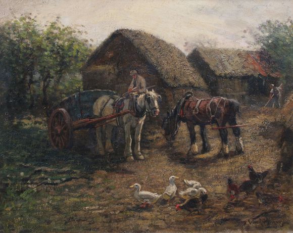 Bonhams : John Rabone Harvey, RBSA (British, 1866-1933) 'Cutting the ...