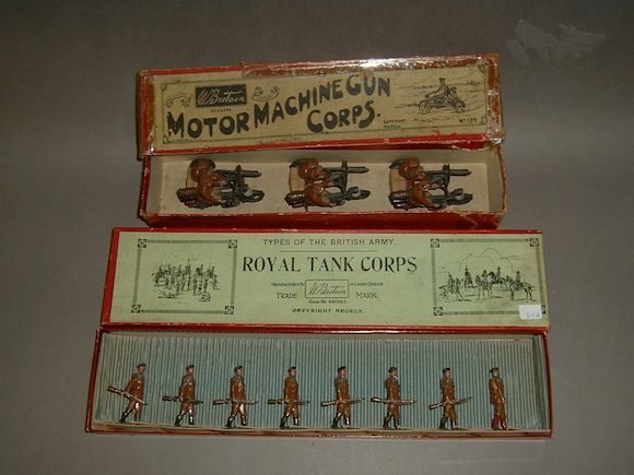Bonhams : Britains set 199, Motor Machine Gun Corps 14