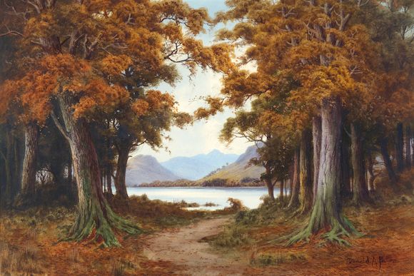 Bonhams : Donald A Paton (British, 1886-1949) 'Loch Katrine, early ...