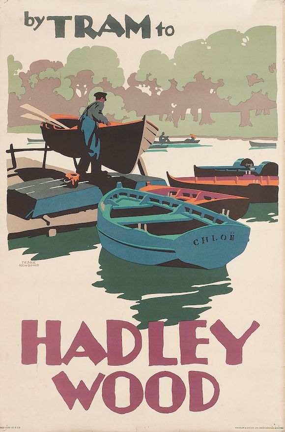 Bonhams : Frank Newbould (British, 1887-1951) Hadley Wood by Tram ...