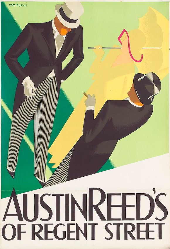 Bonhams : A Collection Tom Purvis (British, 1888-1959) Austin Reed 1920 ...