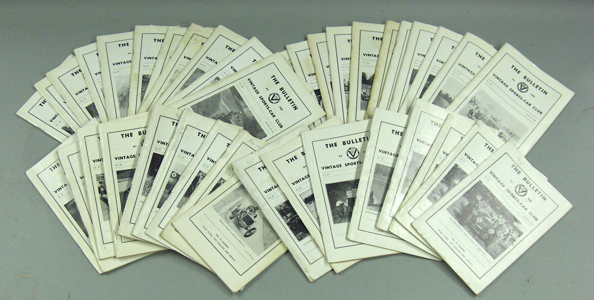 Bonhams Cars : A quantity of VSCC Bulletins,