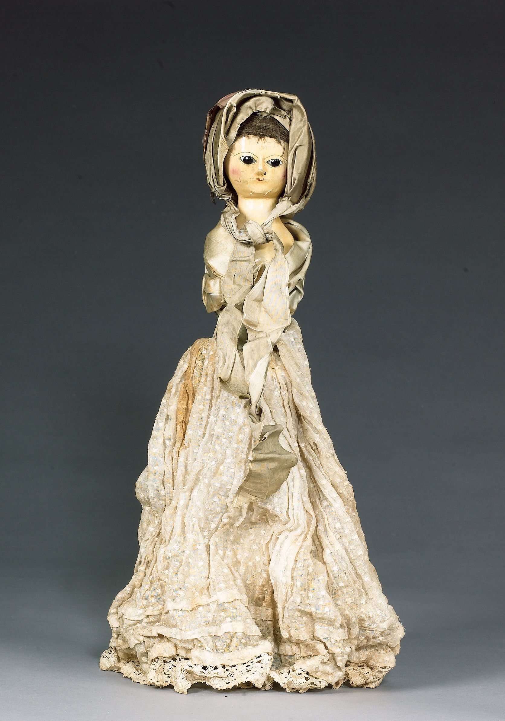 George III wooden doll dressed as a nun, English circa 1780 - auctions ...