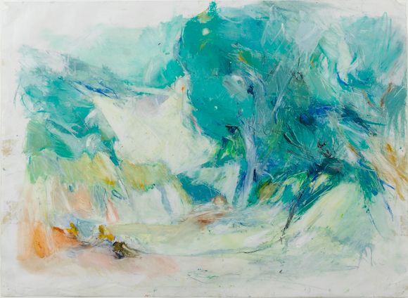 Bonhams : Anthony Fry (British, born 1927) Italian landscape 47.5 x 66 ...