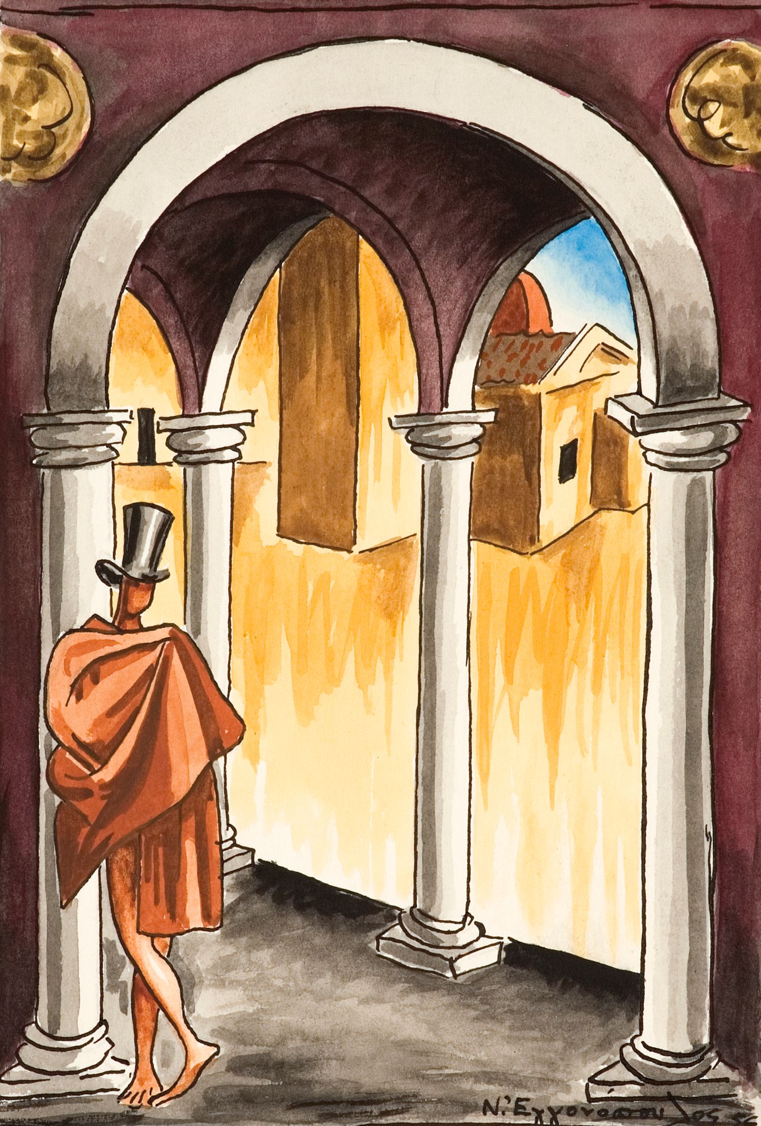 Nikos Engonopoulos (Greek, 1910-1985) - auctions & price archive