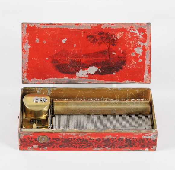 Bonhams : A Henri Capt overture cylinder musical box, Swiss, 1839,