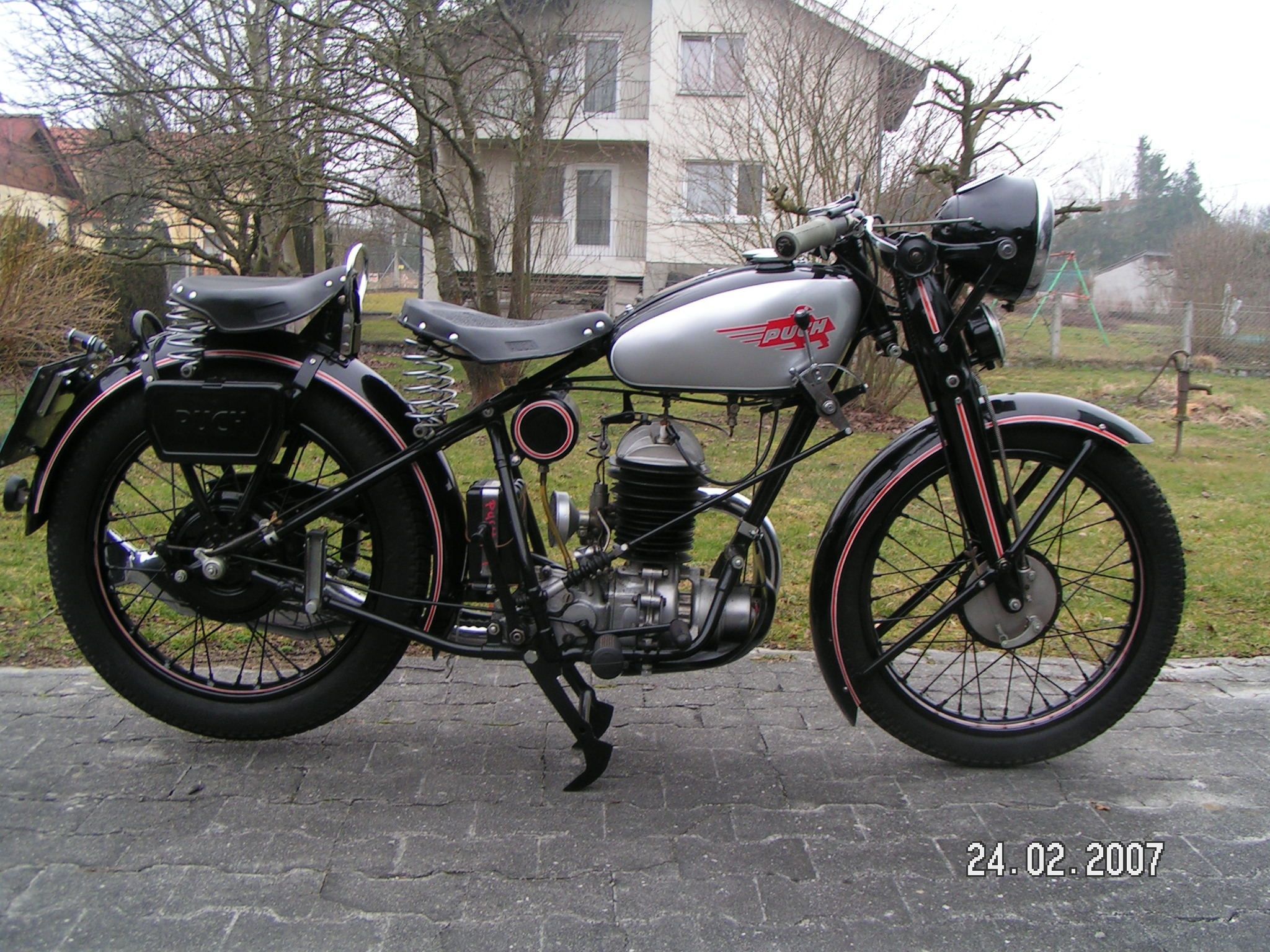 Bonhams Cars : 1936 Puch 248cc S4 Frame no. 83135 Engine no. 83135