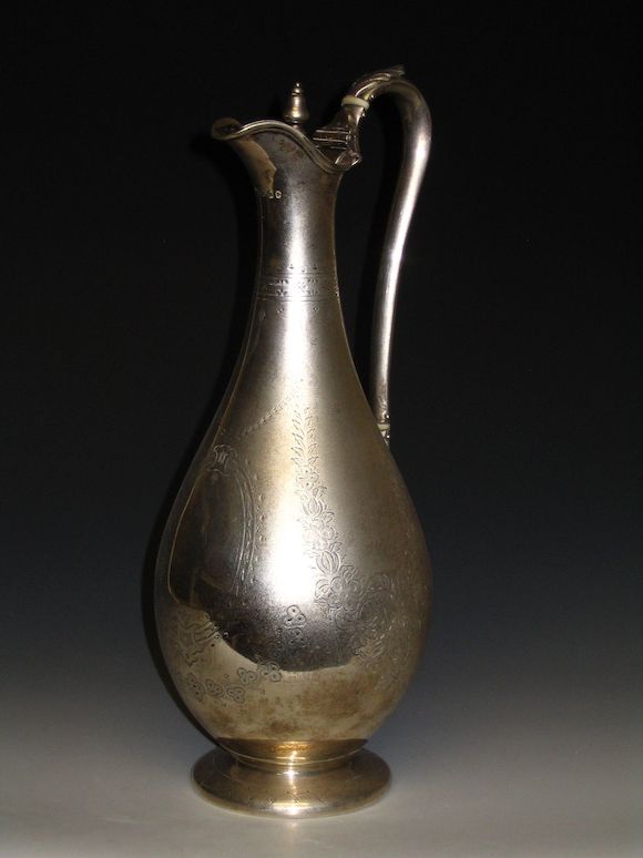 Bonhams : A Victorian Scottish silver claret jug by Hamilton and Inches ...