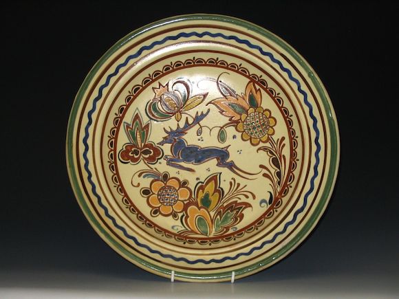 Bonhams : A Collard Honiton Pottery circular Charger