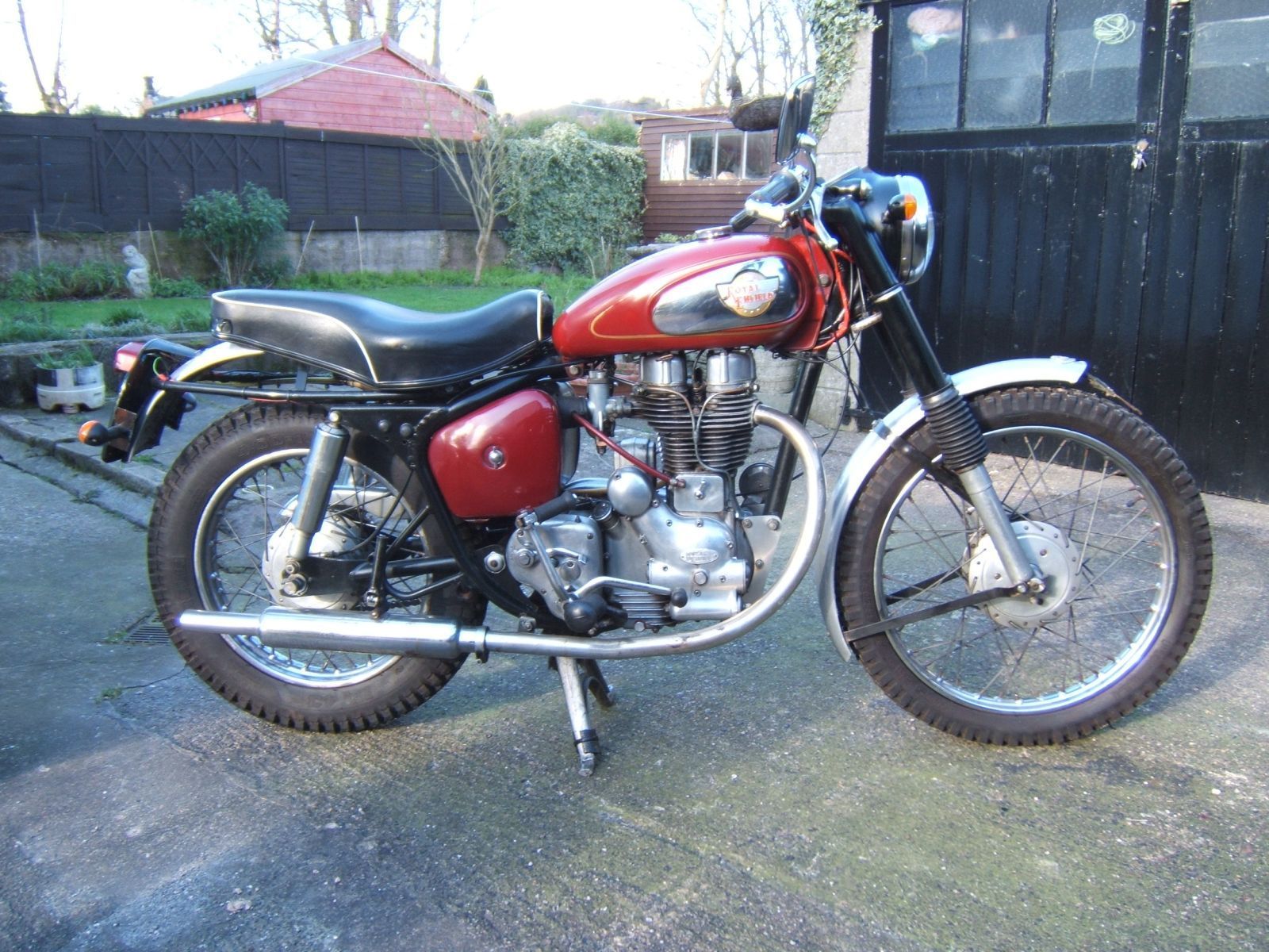 1956 Royal Enfield Bullet 350cc Trials Registration no. 833 HMD Frame ...