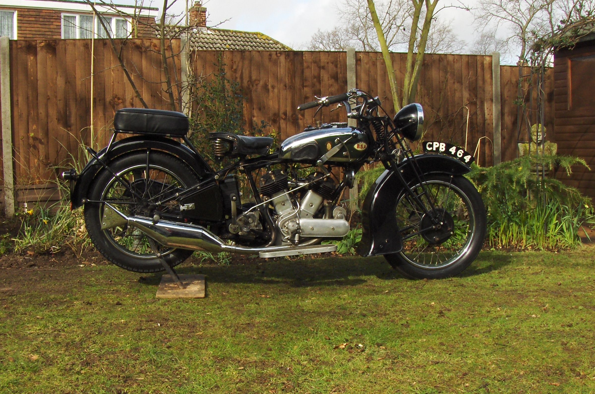 Bonhams Cars : 1935 BSA 986cc Model G14 Frame no. E14 146 Engine no. E14 162