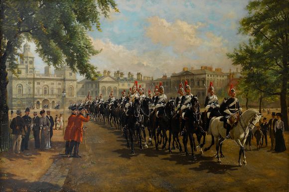 Bonhams : Harry Payne (British, 1858-1927) The Royal Horse Guards (The ...