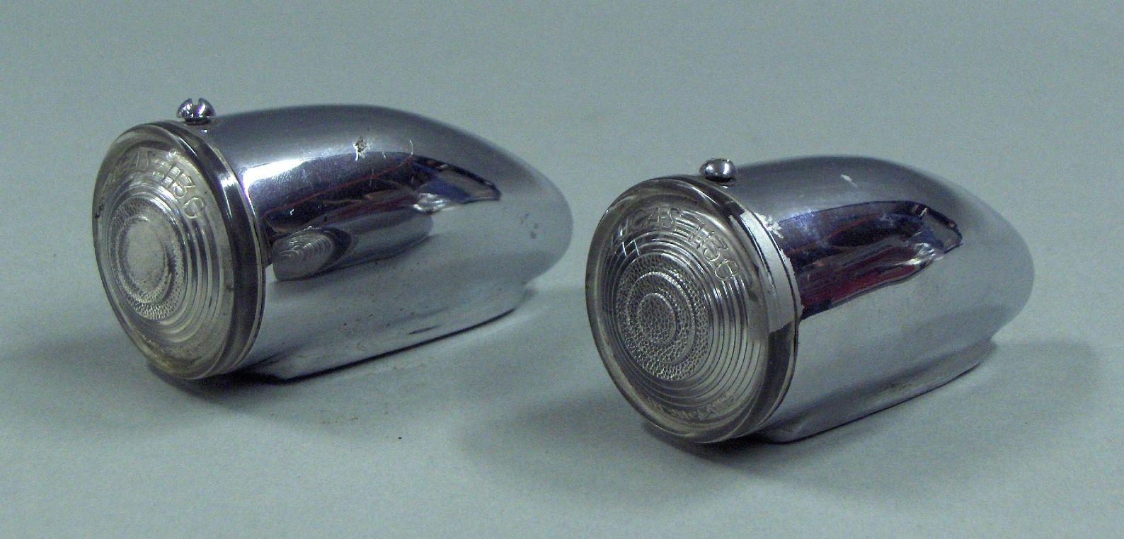 Bonhams Cars : A pair of small Lucas 1130 torpedo sidelamps, 1930s,