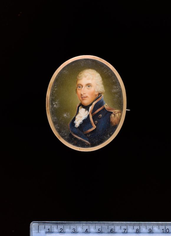 Bonhams : Irish School, circa 1790 A Naval Officer, wearing Royal blue ...
