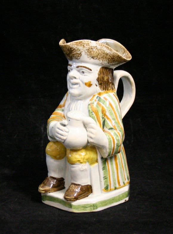 Bonhams : A Pratt Ware toby jug, circa 1820-30