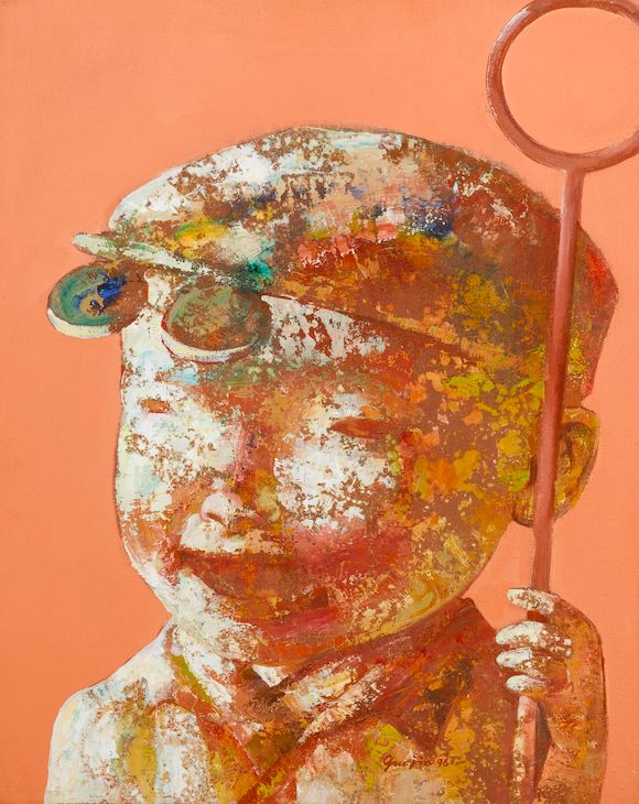 Bonhams : Guo Jin (b.1964) Untitled 50 x 40 cm. (19 3/4 x 15 3/4 in.)