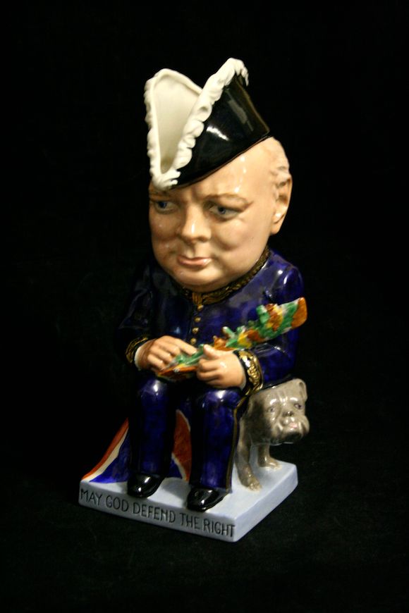 Bonhams : A Wilkinson 'Winston Churchill' toby jug by Clarice Cliff ...