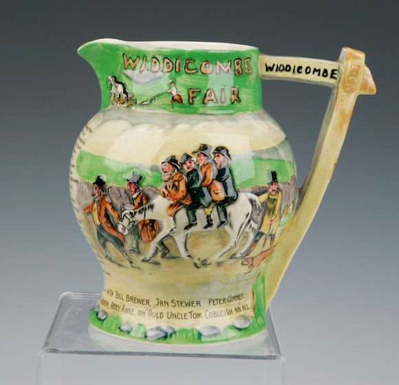Bonhams : 'Widdicombe Fair' A Crown Devon musical jug