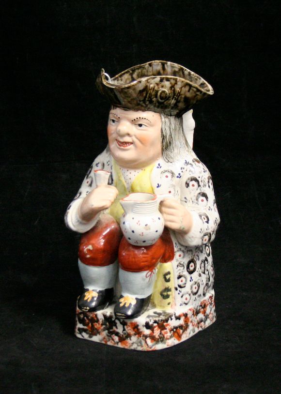 Bonhams : A Staffordshire toby jug, circa 1840-50
