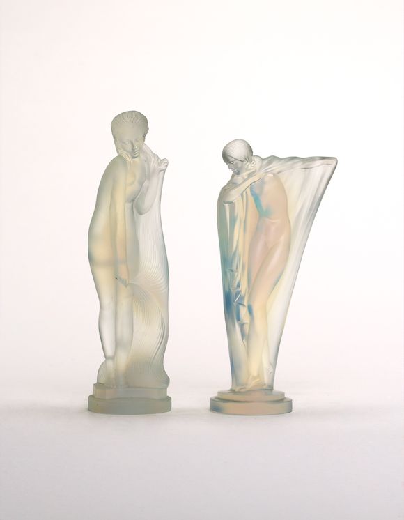 Bonhams : Etling an Opalescent Glass Figure, 20th Century