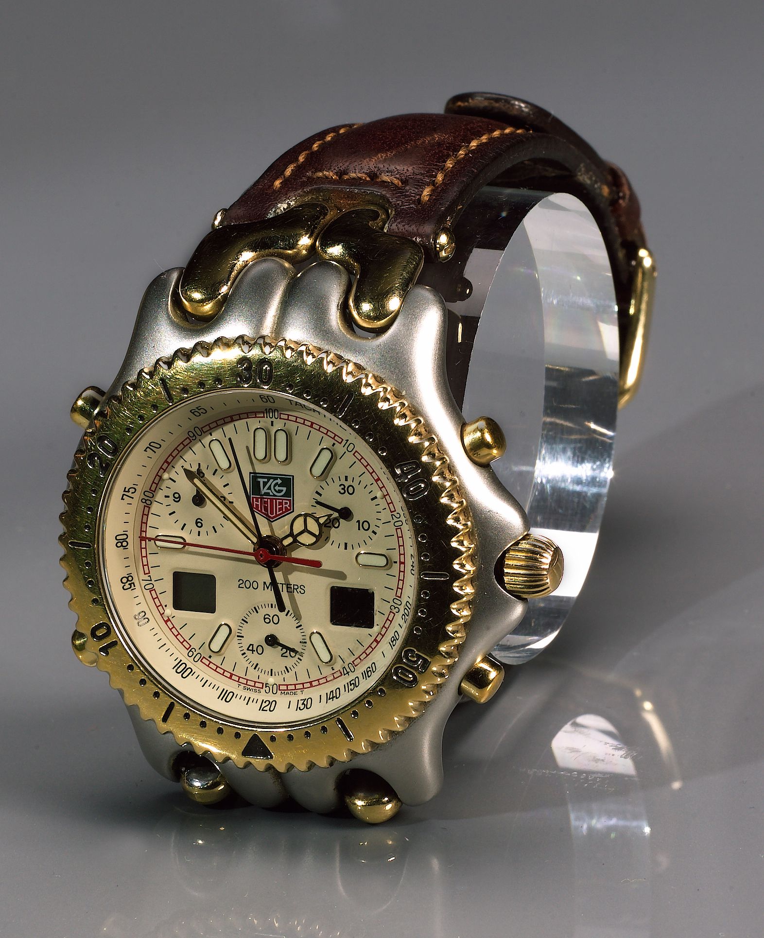 Bonhams Cars : The Ayrton Senna Tag Heuer gents wristwatch, 1990s,
