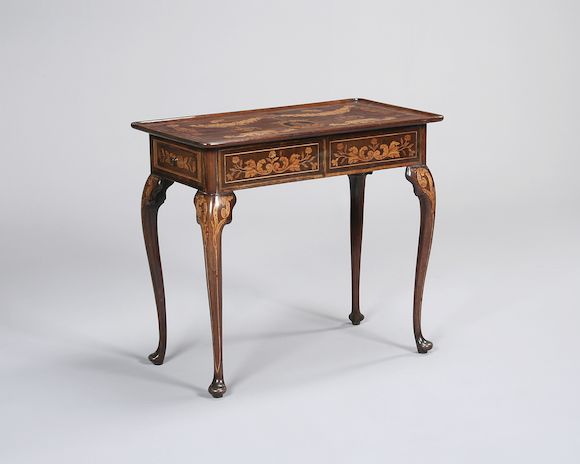 Bonhams : A late 18th/early 19th century Dutch walnut and marquetry ...