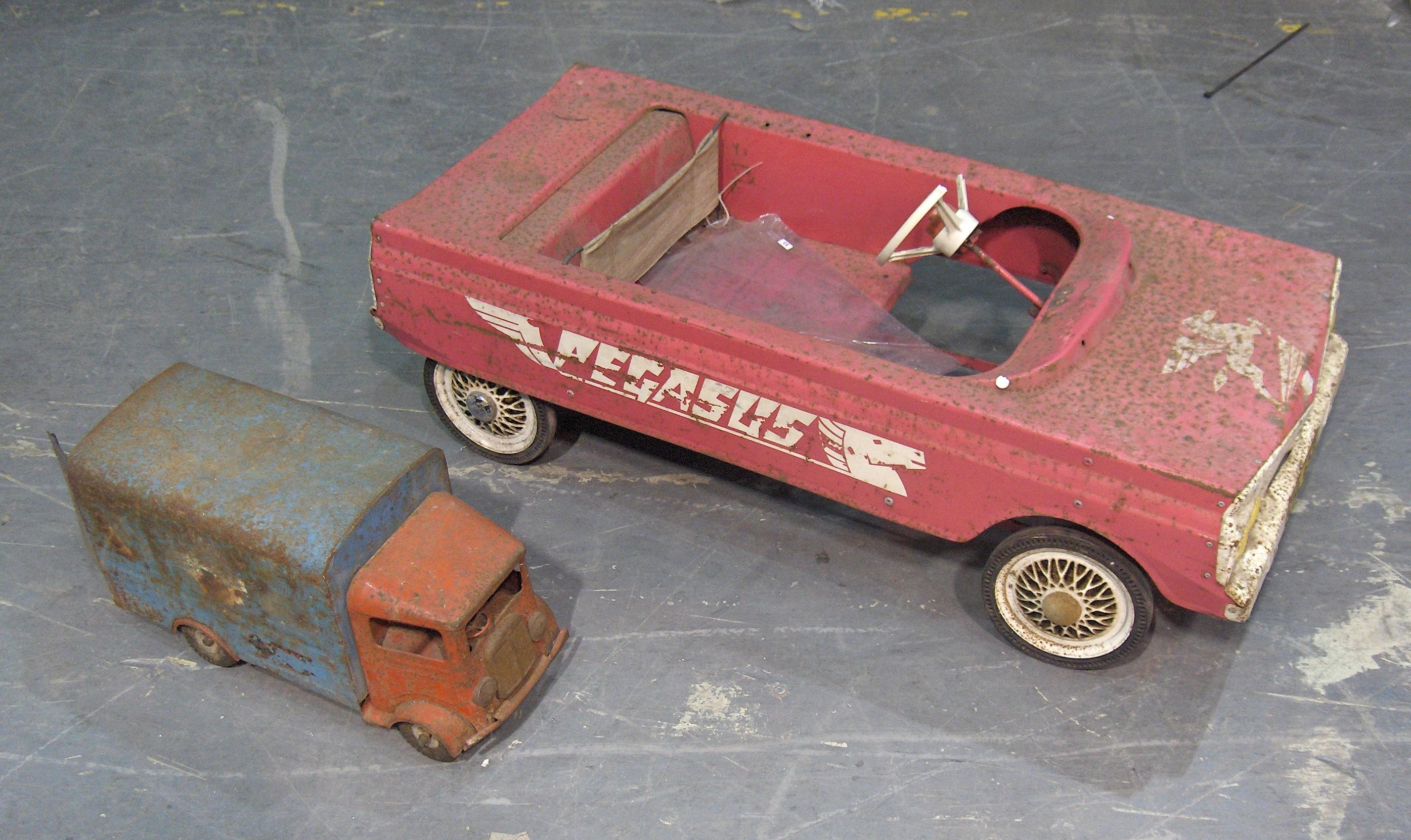 Bonhams Cars : A 'Pegasus' child's pedal car, by Triang,