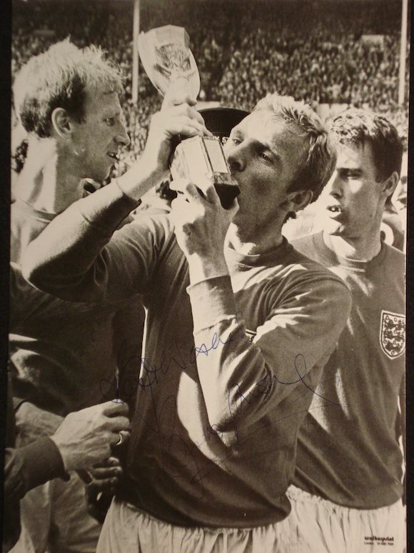 Bonhams : Bobby Moore Signed Photograph