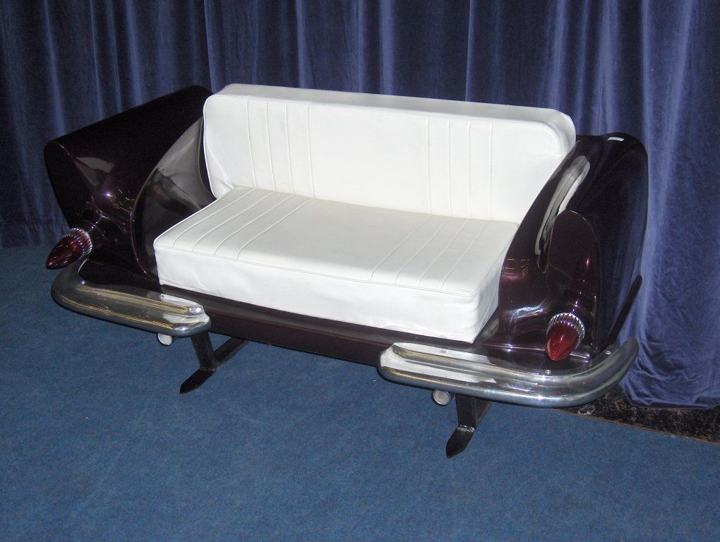 Bonhams Cars : A two-seat sofa by Andy Saunders,