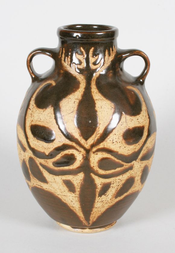 Bonhams : A stoneware studio pottery vase by Dora Lunn
