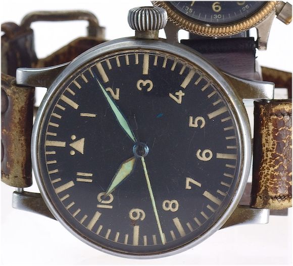 Bonhams : Wempe. A fine oversized German military issue observation ...