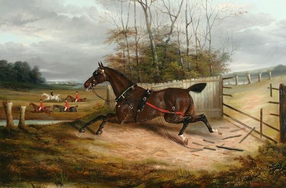 Bonhams : James Clark (British), (active 1858-1901) A gun carriage ...