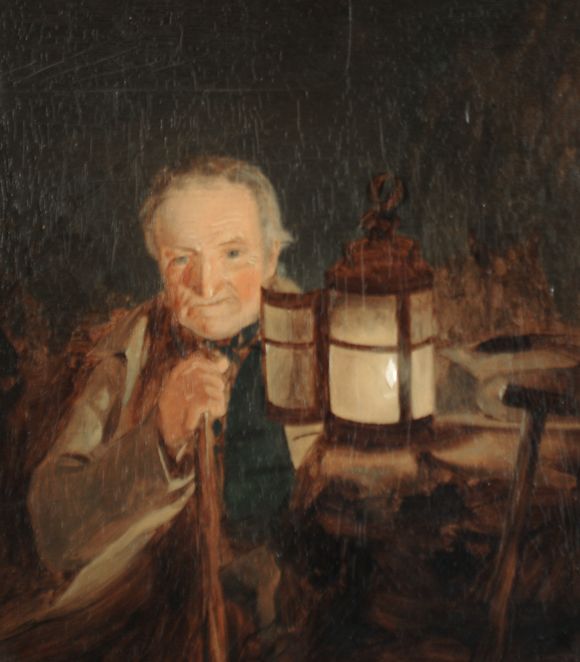 Bonhams : Thomas Sword Good (British, 1789-1872) A traveller with a ...