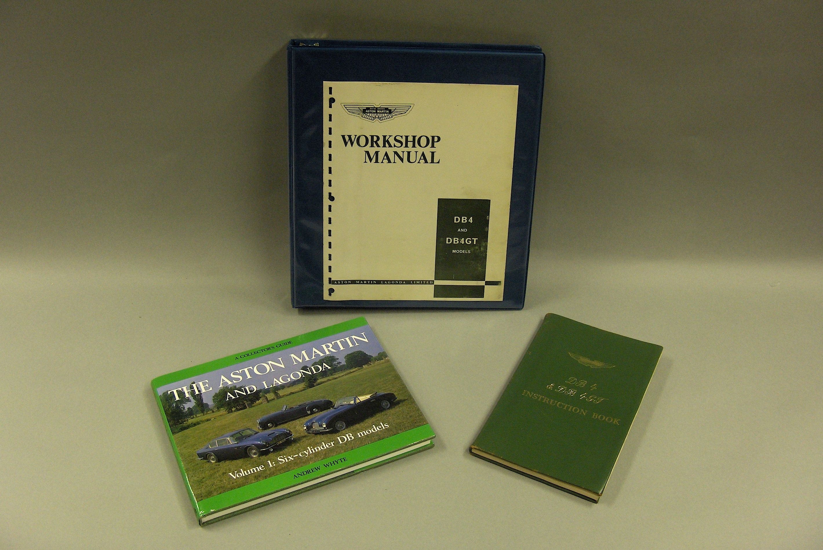 Bonhams Cars : An Aston Martin DB4 and DB4 GT instruction manual,