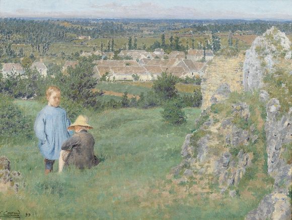 Bonhams : Pierre-Léon Cassard (French, 19th Century) On the outskirts ...