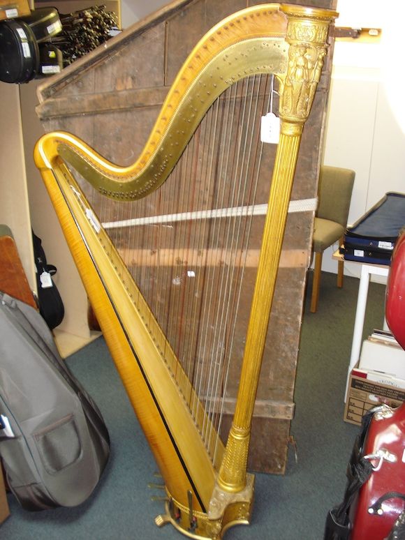 Bonhams : A Grecian Harp by Sebastian Erard, London,
