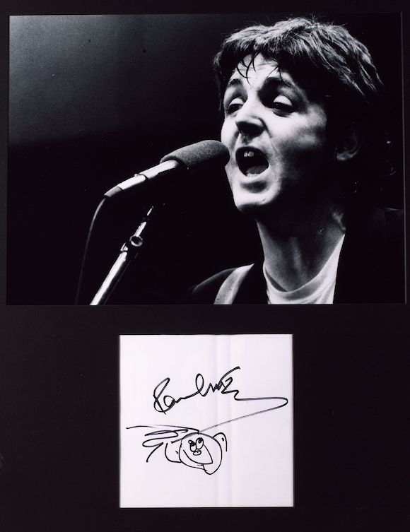 Bonhams : Paul McCartney's autograph,